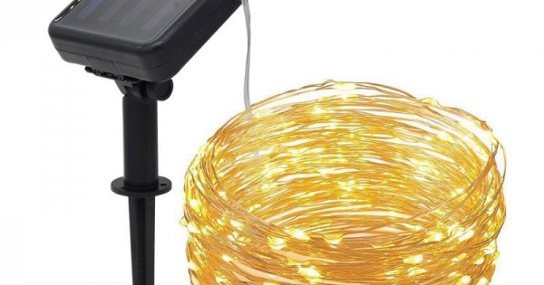 Exeo Peri Tel Led Işık Animasyonlu Süsleme Solar Led